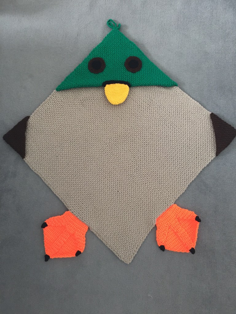 Crochet Mallard Duck Hooded Blanket Pattern – HookStitchSew