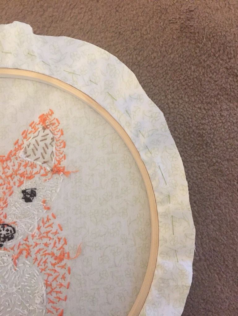 Sewing How To: Finishing A Completed Embroidery Hoop Project – Backing ...