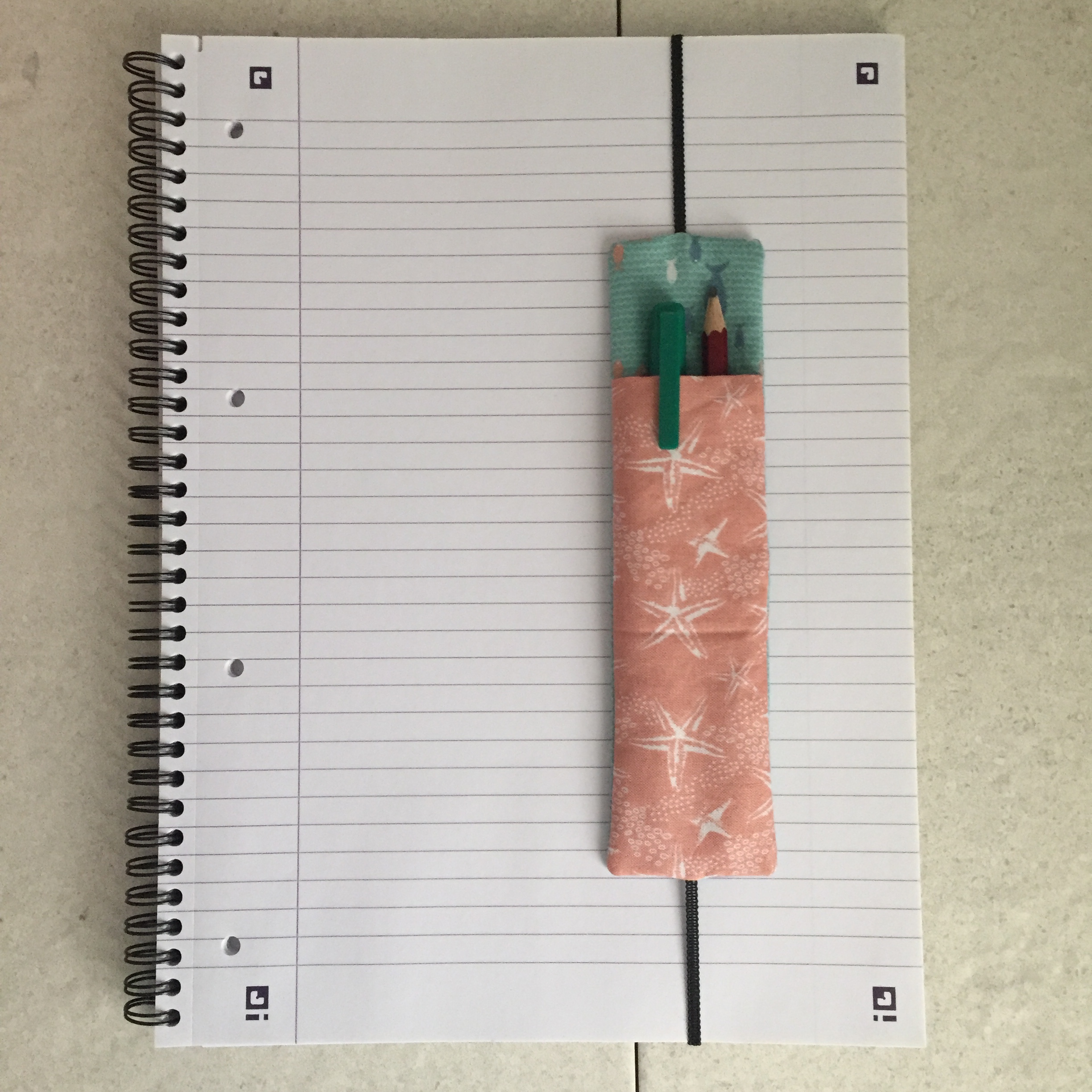 Sewing Tutorial: Fabric Notebook Pen Holder – HookStitchSew
