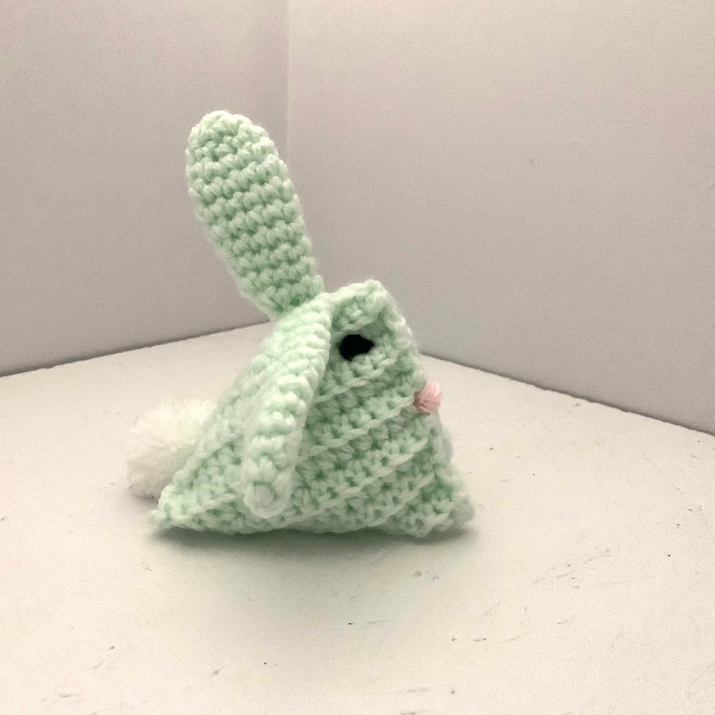 Crochet Mini Triangle Easter Rabbit Pattern – HookStitchSew