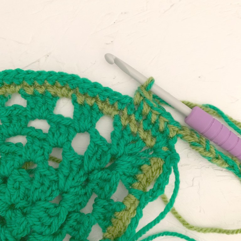 Time For Something Summery: Crochet Granny Stitch Triangle Ladybird ...