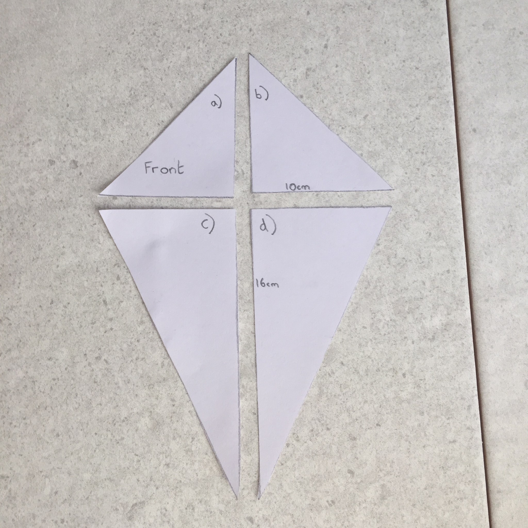 Sewing Tutorial: Summery Kite Shaped Bunting – HookStitchSew