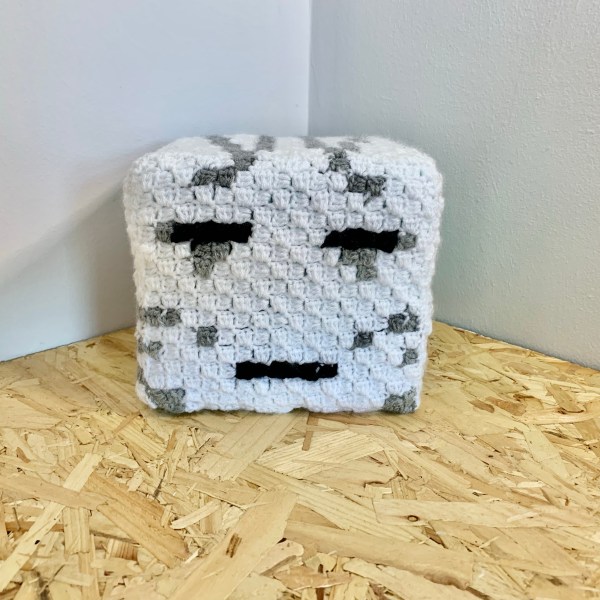 Minecraft Crochet Block Series: Part 11 -Ghast Block Pattern ...