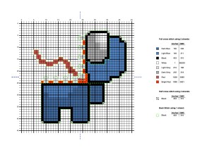 Among Us Crew Mate Cross Stitch Series: Part 3 The Imposter Crew Mate ...