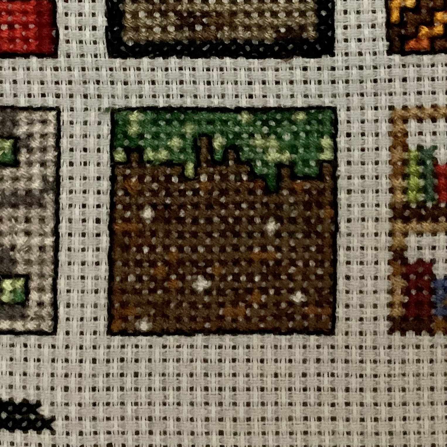 Minecraft Blocks Cross Stitch Pattern Series: Part 3 – Earth Block ...