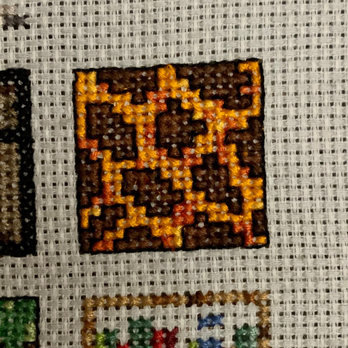 Minecraft Blocks Cross Stitch Pattern Series: Part 4 – Magma Block ...