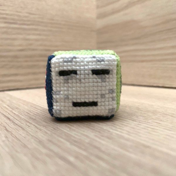 Minecraft Mini Cross Stitch Block Pattern Series: Part 4 – Ghast Block ...