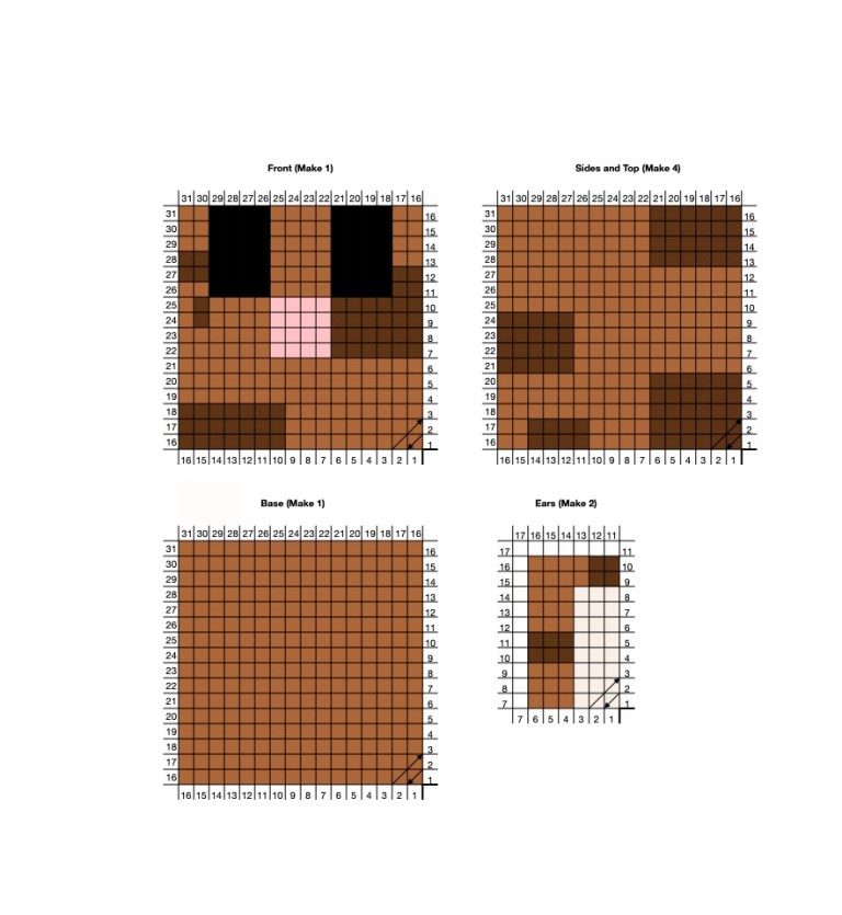 Minecraft Crochet Block Series: Part 15 – Rabbit Block Pattern ...