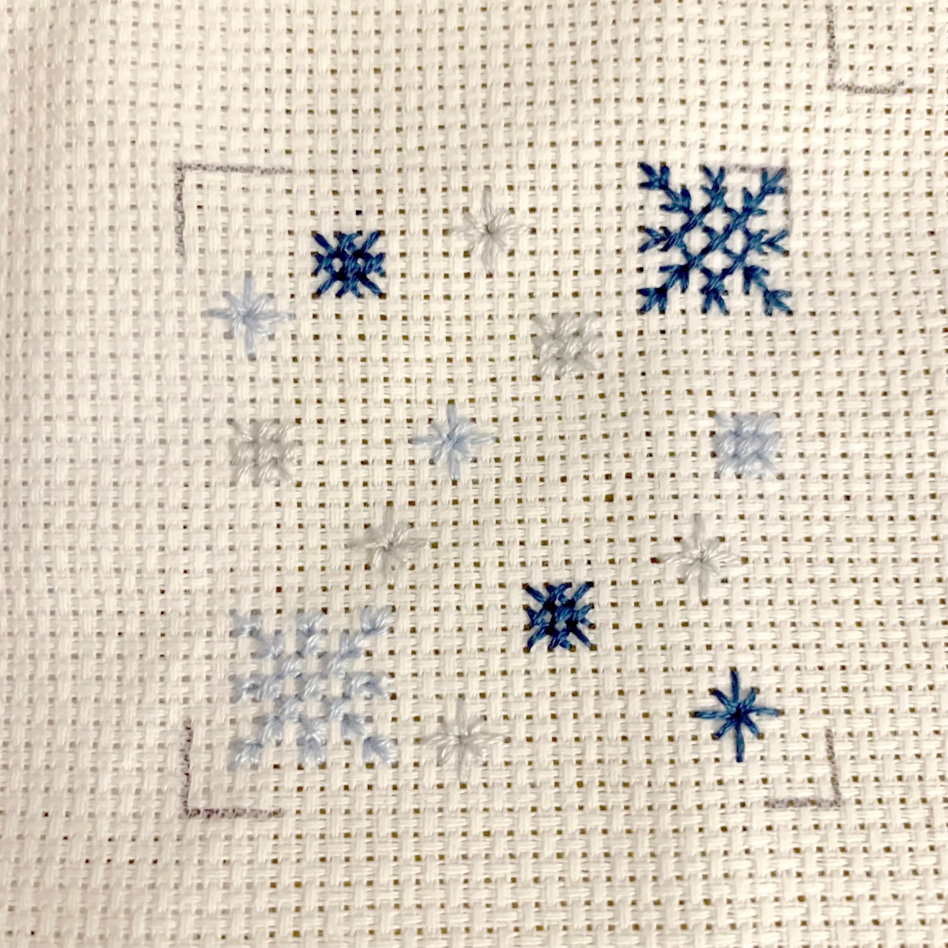 Mini Christmas Cross Stitch Designs: Part 1 – Snowflakes – HookStitchSew